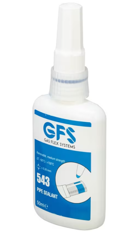 GFS 543 Gas Pipe Thread Sealant - 50ml – tezlagasproducts