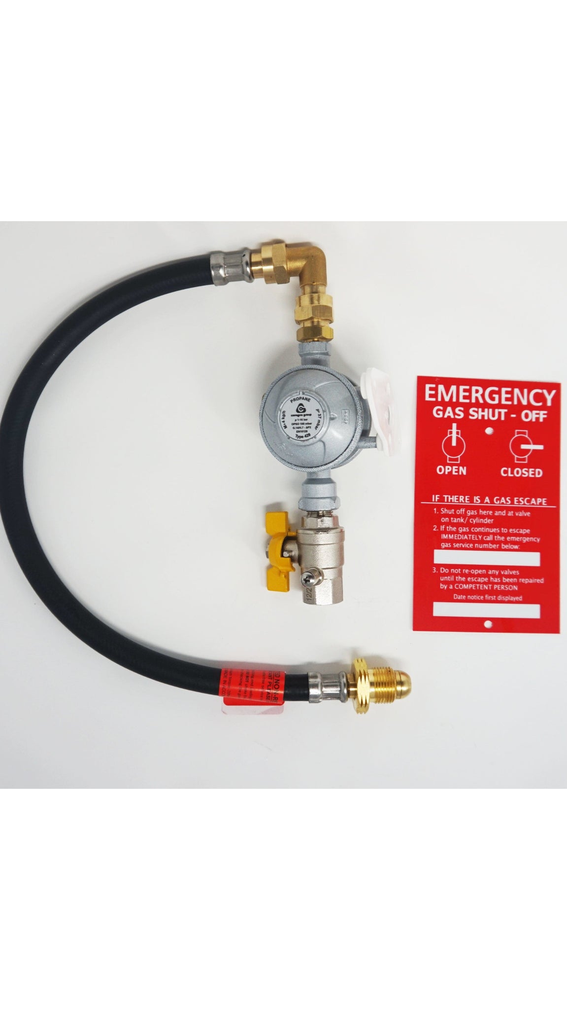 Single OPSO Propane Regulator Kit With POL Pigtail – tezlagasproducts