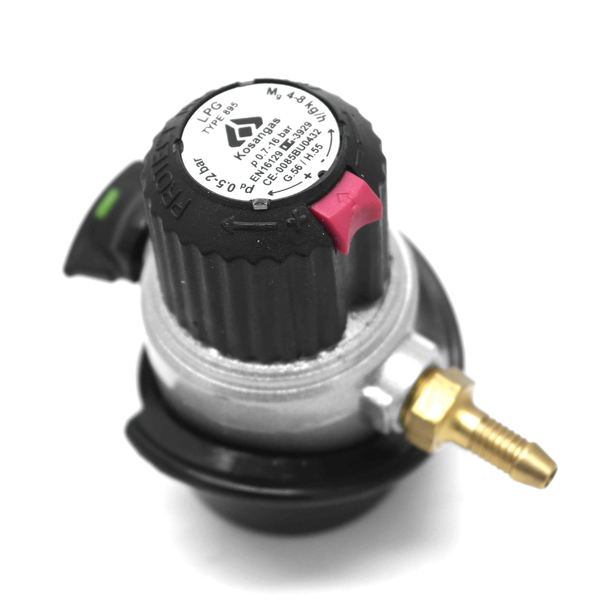 35mm Kosan High Pressure Jumbo Butane Regulator 0.5-2bar 10 Position ...